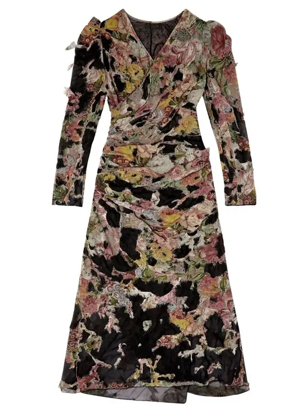 DIESEL® D-arany Floral Dress - Black