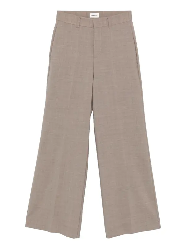 P.a.r.o.s.h Lille Wide-leg Trousers - Grey