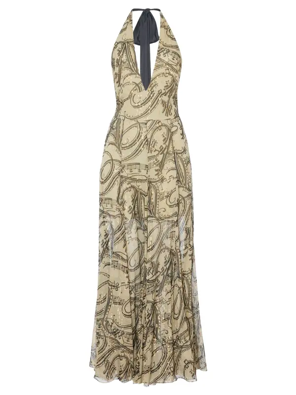 TEMPERLEY LONDON Silvana Maxi Dress - Green