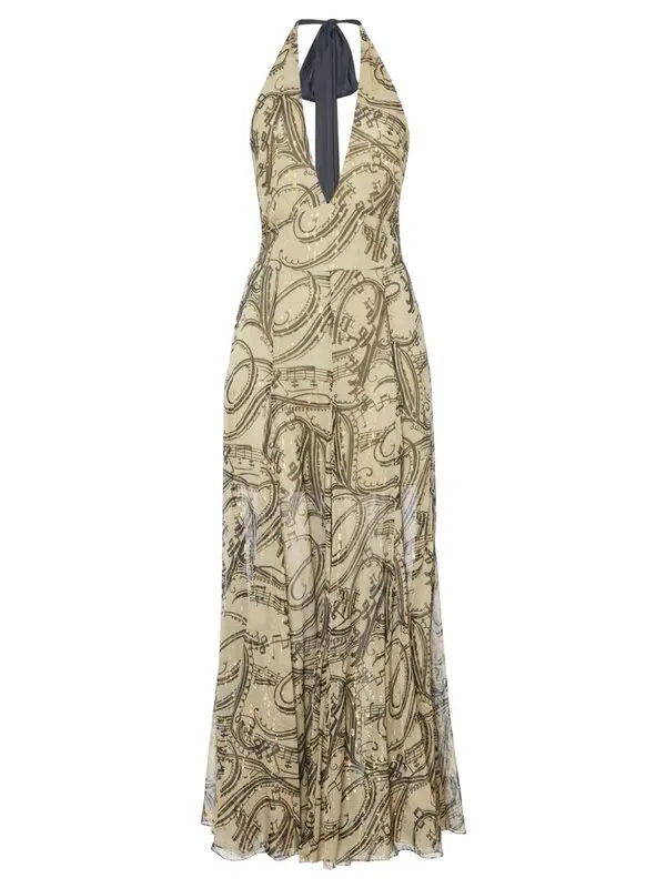 TEMPERLEY LONDON Silvana Maxi Dress - Green