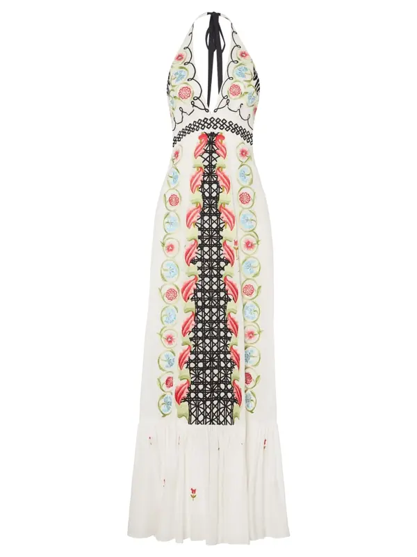 TEMPERLEY LONDON Florentine Maxi Dress - White