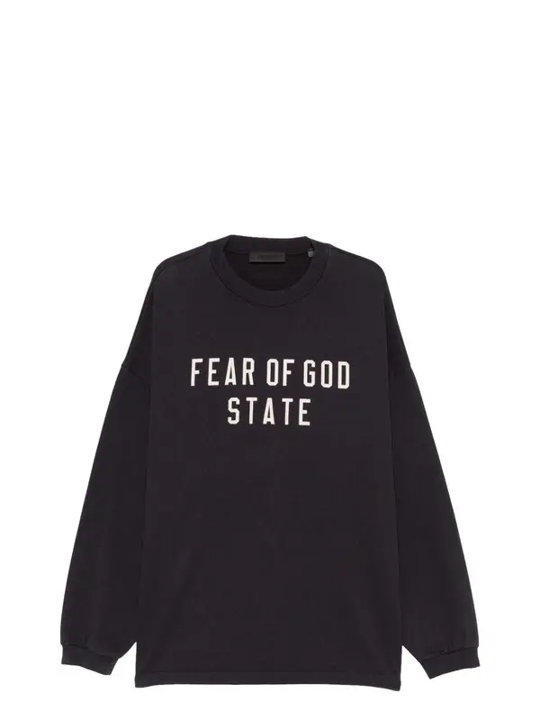 Fear Of God Logo-print Sweatshirt - Black