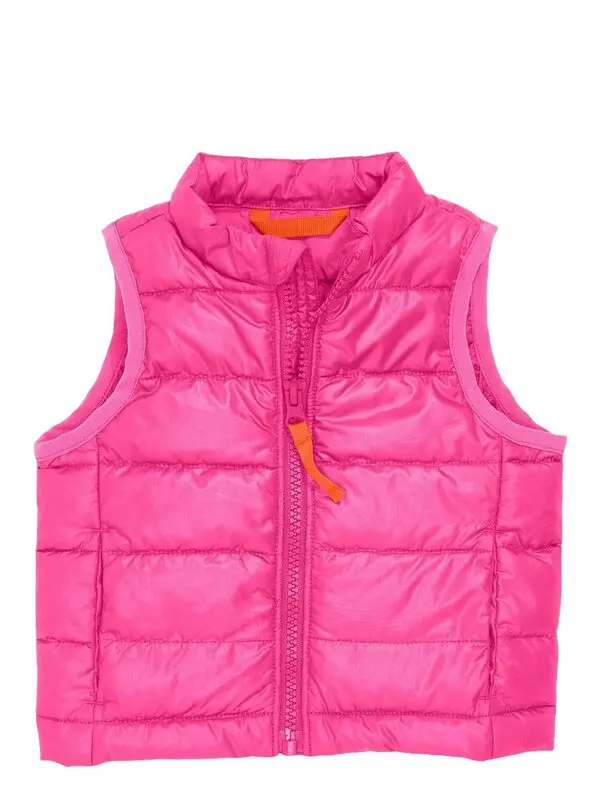 PRIMARY Baby Lightweight Puffer Vest - Fuchsia