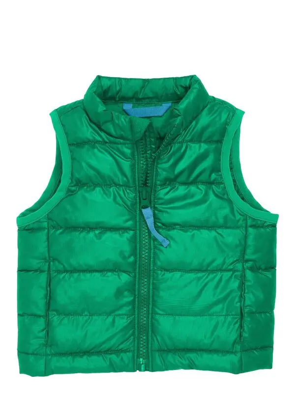 PRIMARY Baby Lightweight Puffer Vest - Green Bean