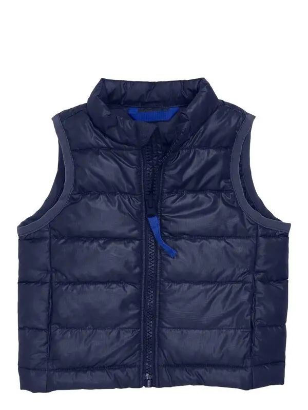 PRIMARY Baby Lightweight Puffer Vest - Navy