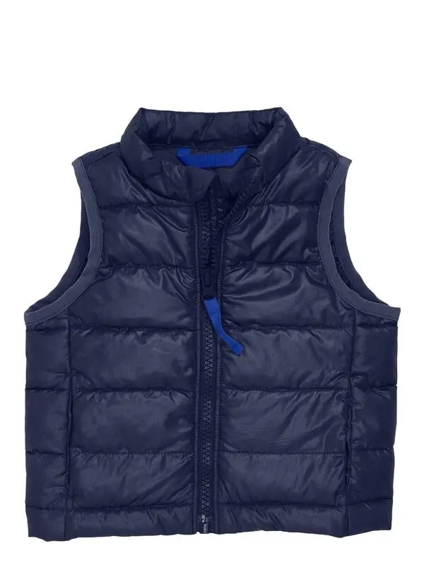 PRIMARY Baby Lightweight Puffer Vest - Navy