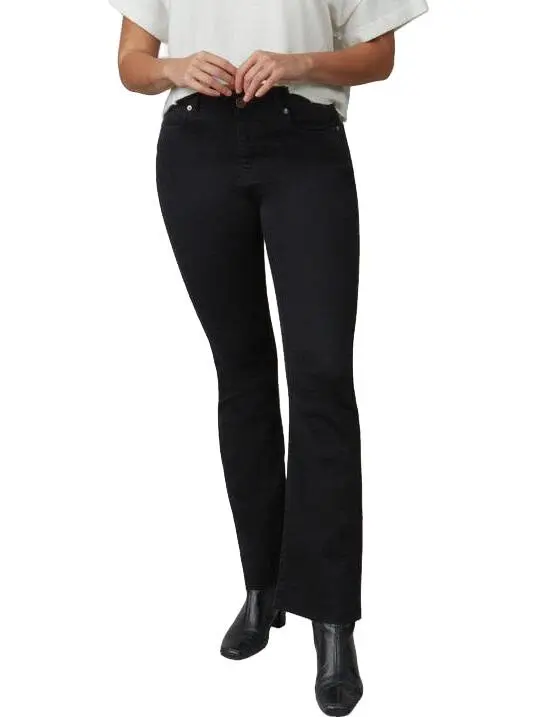 LOLA JEANS Billie High-rise Bootcut Jeans - Black