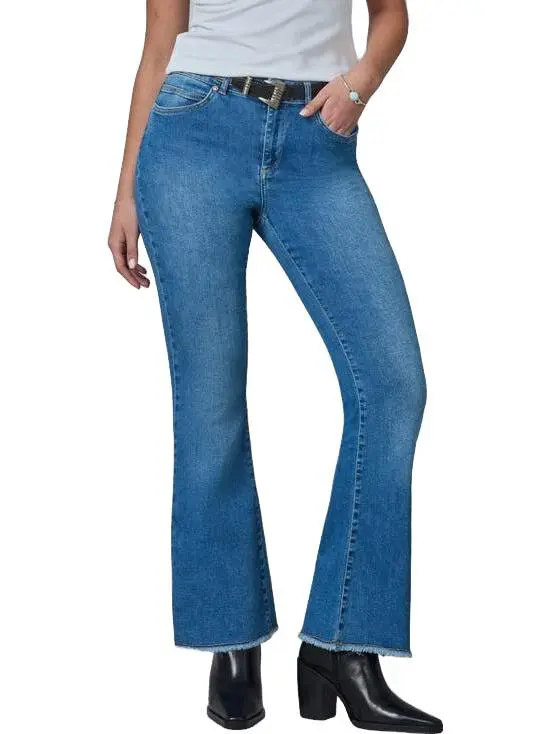 LOLA JEANS Alice High Rise Flare Jeans - Morning Day Light