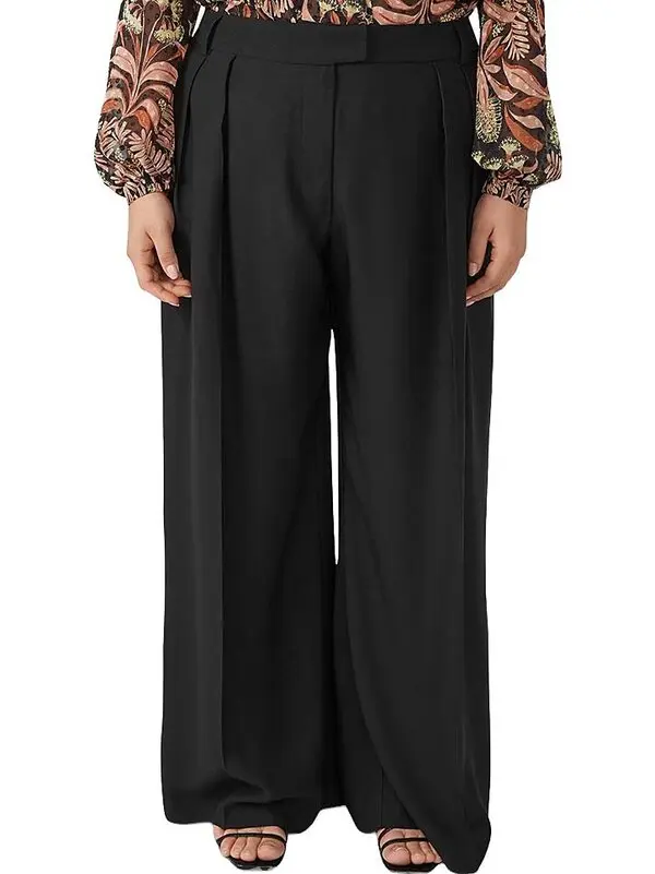 ESTELLE Orion Wide Leg Trousers - Black