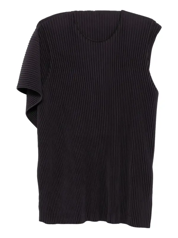 Issey Miyake Asymmetric Vest - Grey