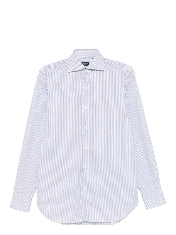 FINAMORE 1925 Striped Shirt - White