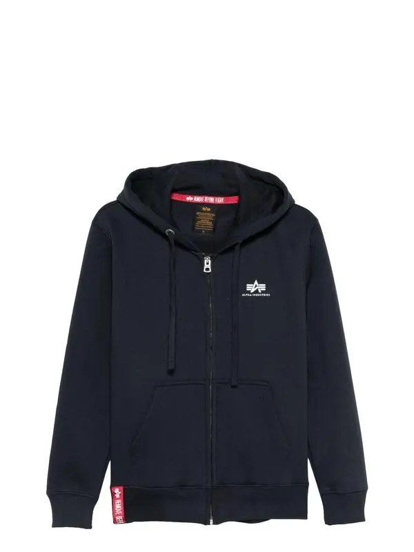 Alpha Industries Zip-up Hoodie - Blue
