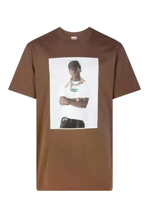 Supreme X Tyler The Creator Photograph-print T-shirt - Brown