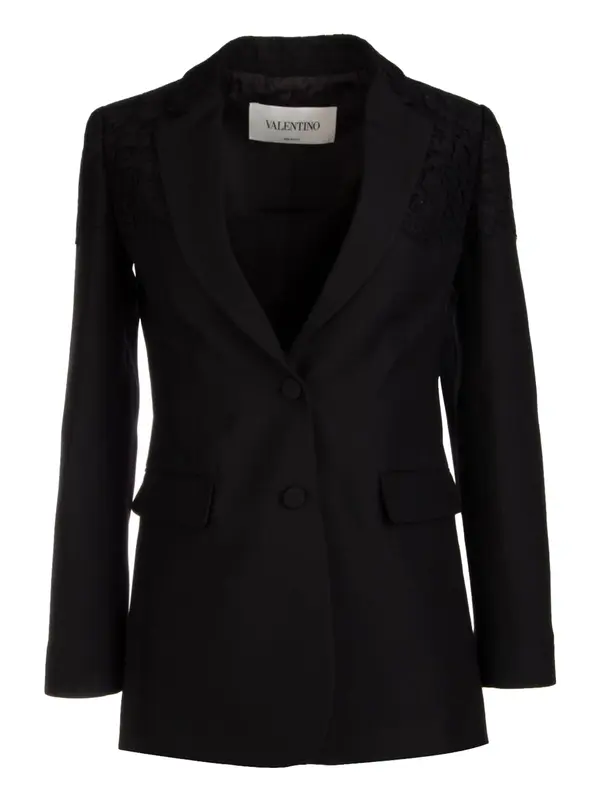 Valentino Garavani Single-breasted Blazer - Black