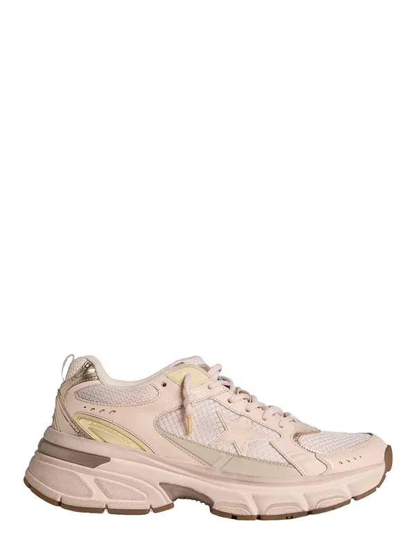 Golden Goose Lightstar Leather Sneakers - Pink