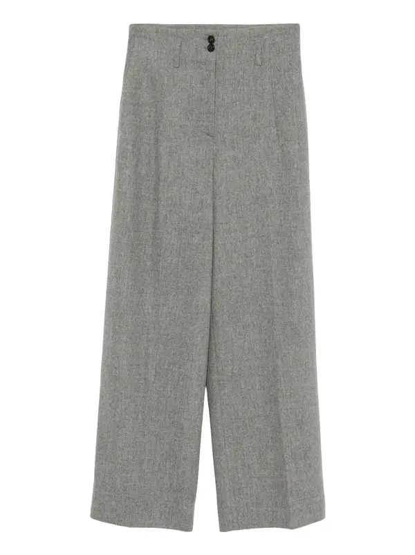 Lorena Antoniazzi Wide-leg Trousers - Grey