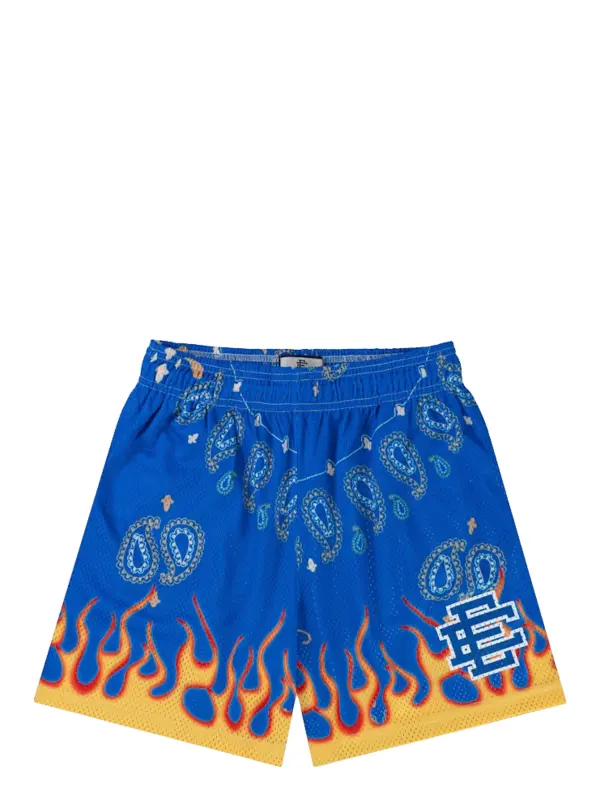ERIC EMANUEL Ee Basic Short - Blue Paisley Flame