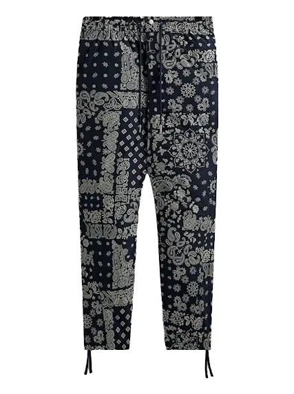 Kith Flocked Deconstructed Bandana Mercer 8 Pant - Nocturnal