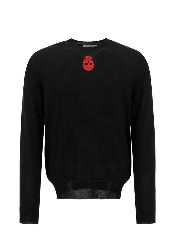 Alexander McQueen Inverted Skull' Sweatshirt - Black