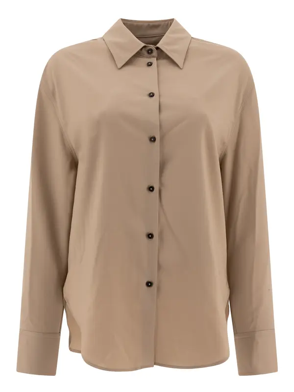 LOULOU STUDIO Eliana Shirt - Beige