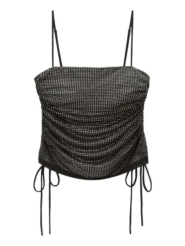 Alexander Wang Hotfix Cami Top - Black