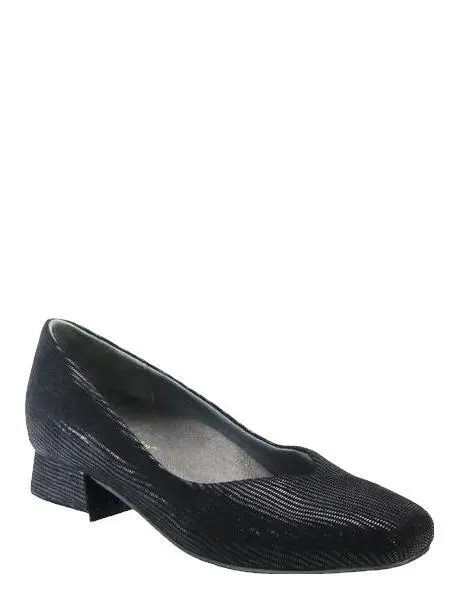 DAVID TATE Freedom Pump - Black Mini Lizard