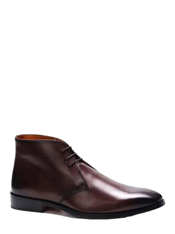 CARLOS SANTANA Corazon Chukka Boots - Chocolate Brown Burnished