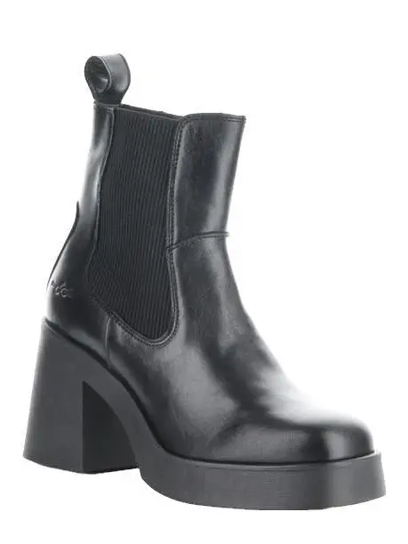 BOS. & CO. Veil Waterproof Platform Bootie - Black
