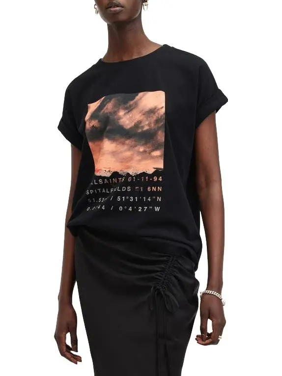 ALLSAINTS Liberte Graphic T-shirt - Black