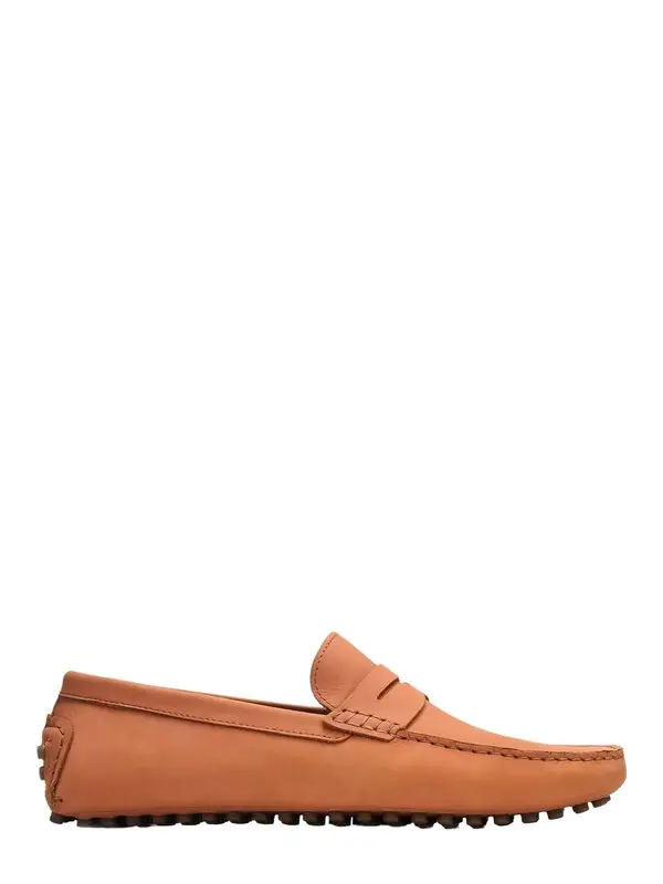 CARLOS BY CARLOS SANTANA Ritchie Penny Loafer - Peach Nubuck