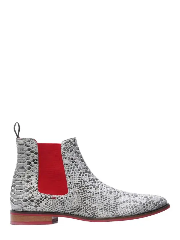 CARLOS BY CARLOS SANTANA Mantra Chelsea Boot - White Snake