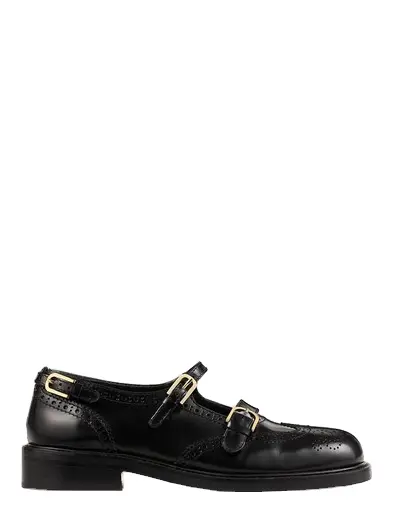 Sandro Multi-buckle Mary Jane Loafers - Black