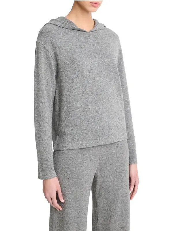 Vince Cozy Long-sleeve Hoodie - Gray