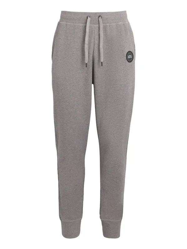 Canada Goose Huron Jogger Sweatpants With Embroidered Logo - Grey
