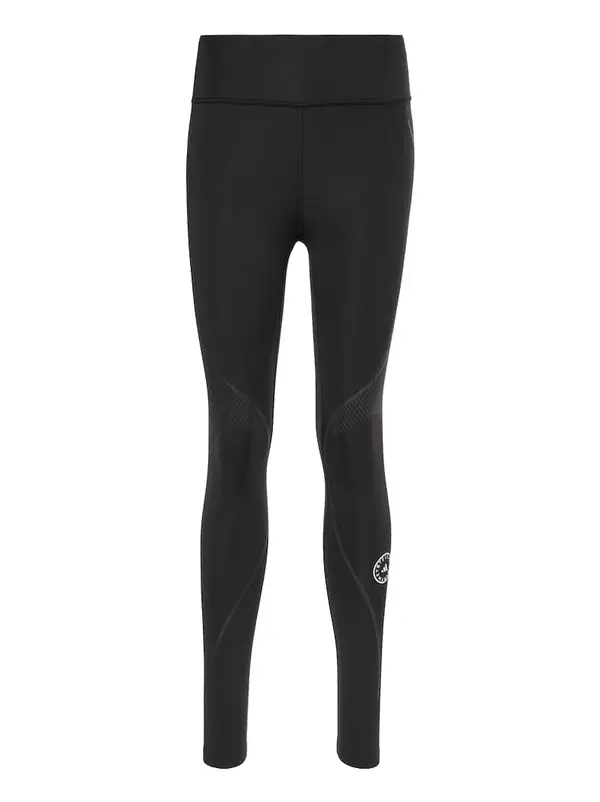 Adidas By Stella McCartney Truepace Mid-rise Leggings - Black