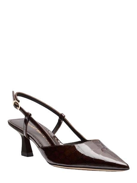 STUART WEITZMAN Vinnie 50 Slingback Pump - Midnight Espresso