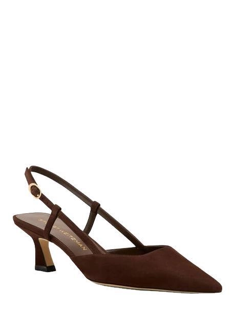 STUART WEITZMAN Vinnie 50 Slingback Pump - Walnut