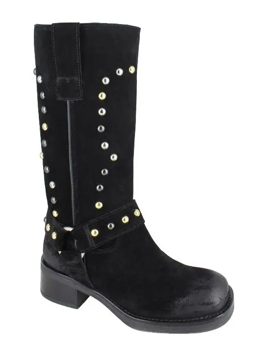 ZIGI Cinnia Studded Water Resistant Boots - Black