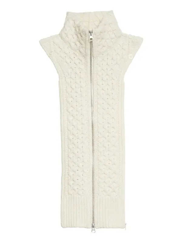 Veronica Beard Upstate Wool Dickey - Ivory