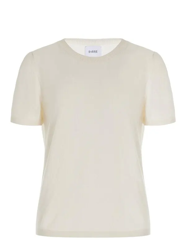 BARRIE Cashmere T-shirt - White