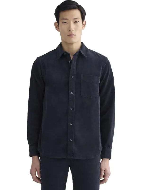 Everlane Classic Shirt, Corduroy Cotton - Navy