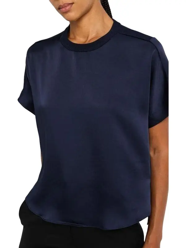 Simkhai Addy Knit T-shirt - Dkblue