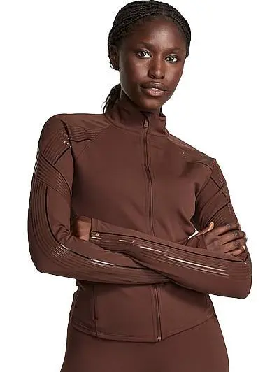 Victoria's Secret Vsx Elevate™ Refined Contours Jacket - Brown