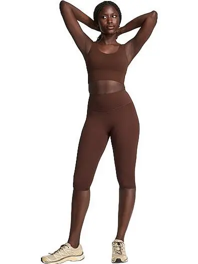 Victoria's Secret Vsx Elevate™ Crop Legging - Brown