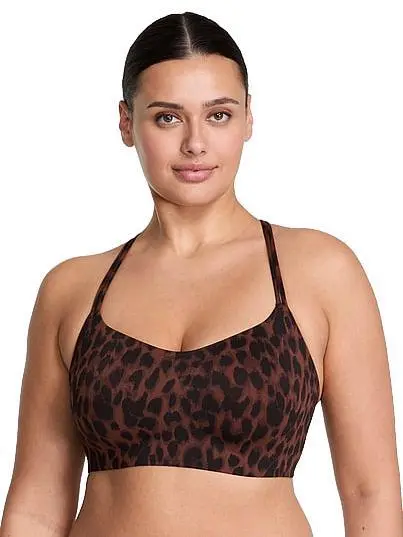 Victoria's Secret Vsx Elevate™ Stretch-comfort Strappy-back Sports Bra - Print