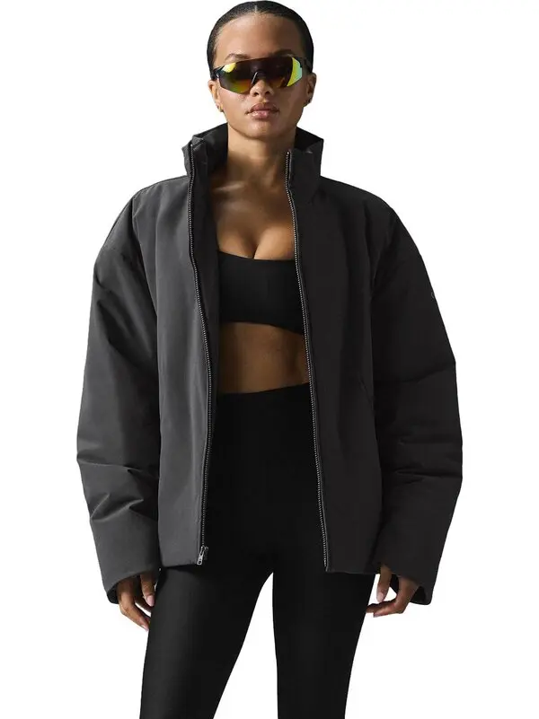 Alo Yoga Stretch Woven Notable Jacket - Anthracite