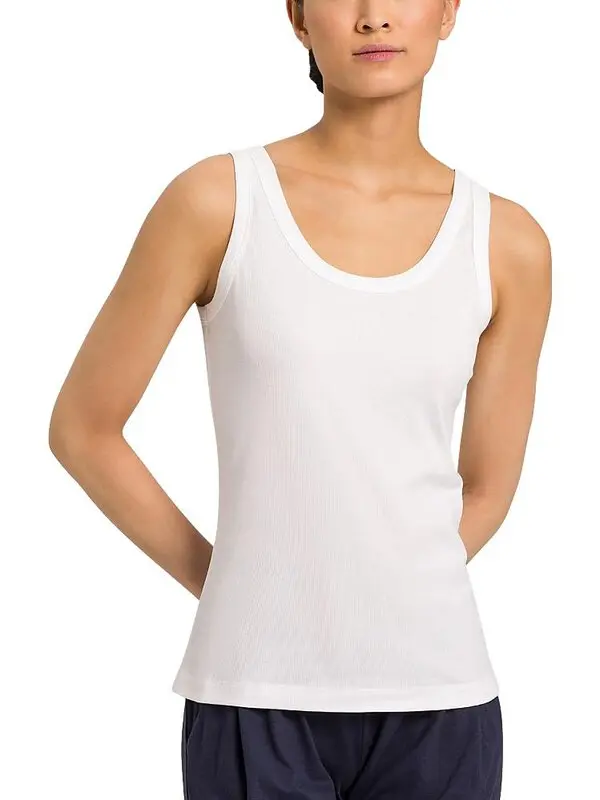 Hanro Sleep & Lounge Tank Top - White