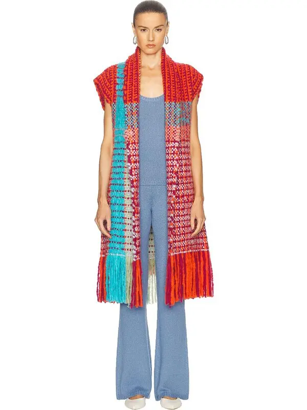 Gabriela Hearst Teagan Cardigan - Spice Multi