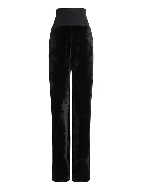 Alaïa Velvet Pant - Noir Alaia