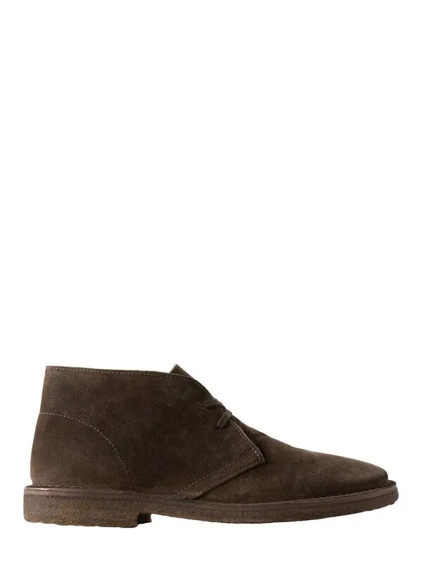 DRAKE'S Clifford Suede Desert Boots - Brown